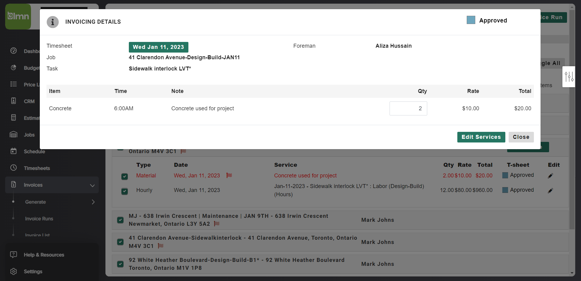 Invoices: FAQ – LMN