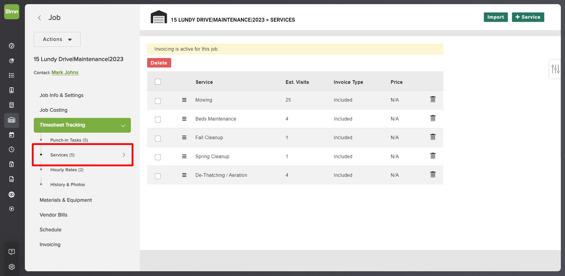 Invoices: FAQ – LMN