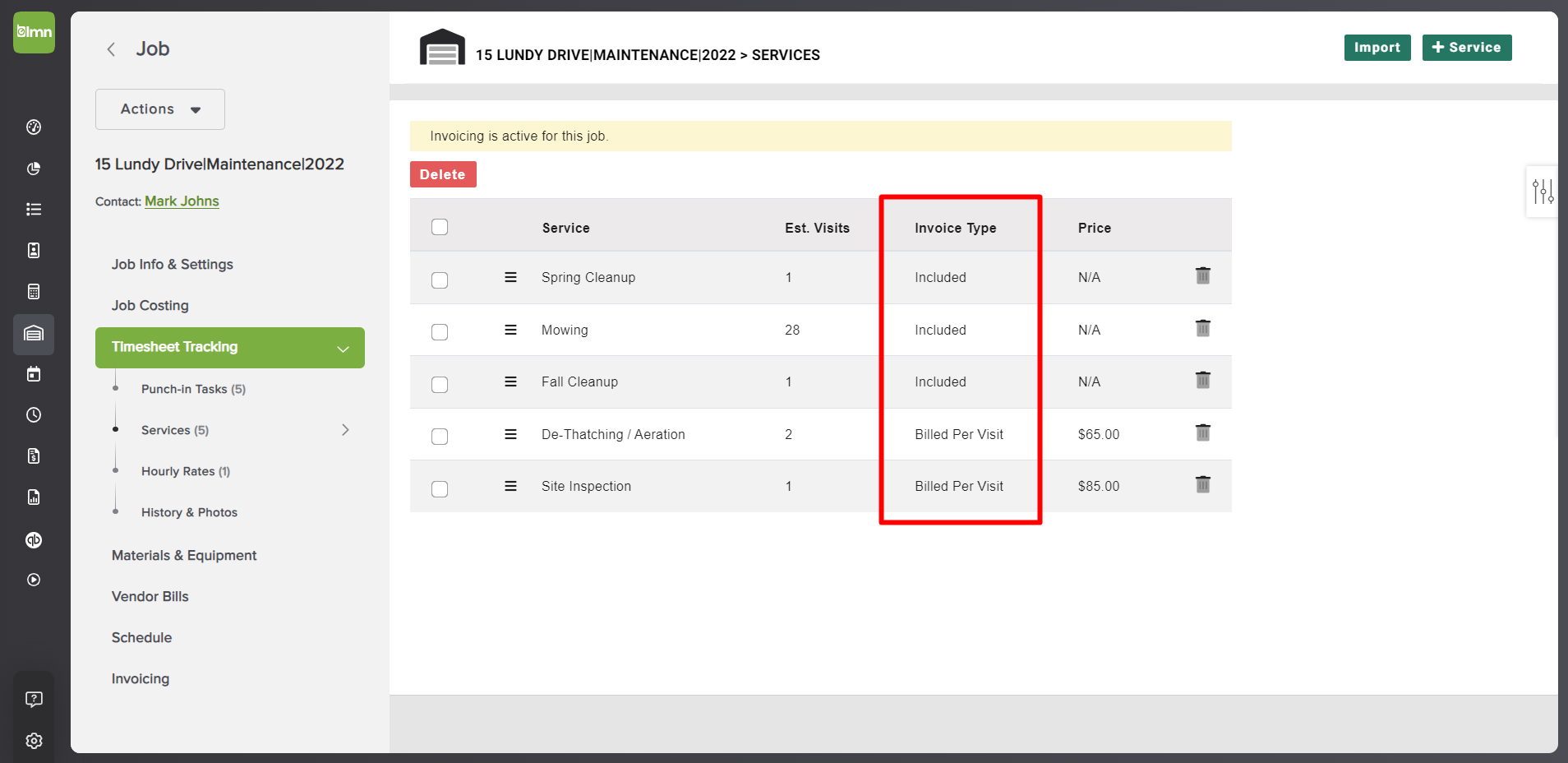 Invoices: FAQ – LMN
