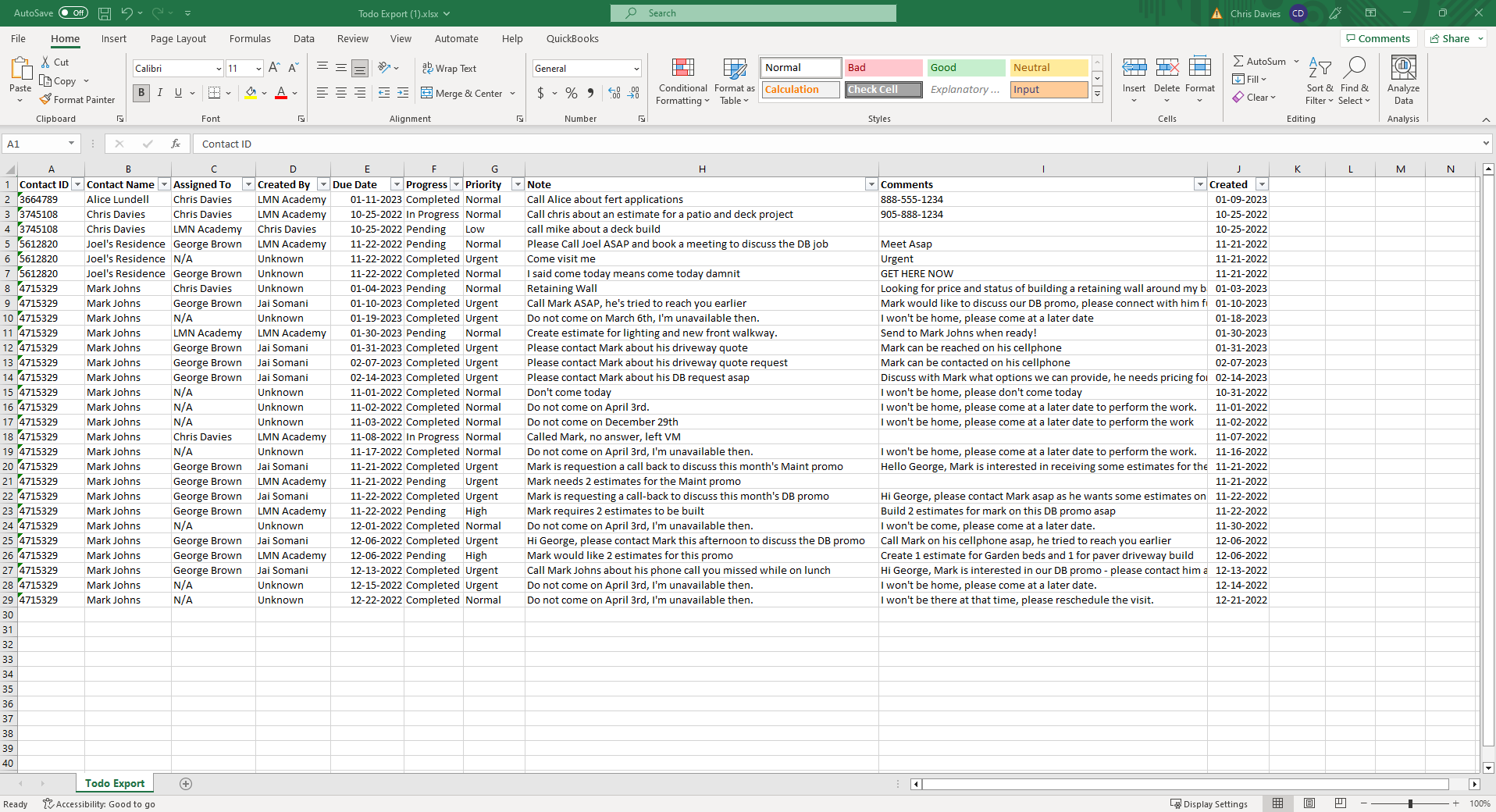 LMN Info: General – LMN