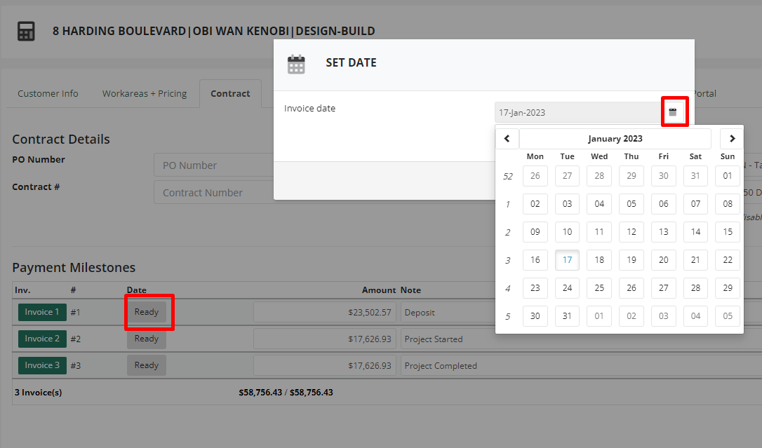 Create an Invoice – LMN