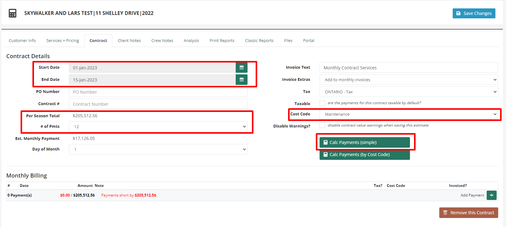 Create an Invoice – LMN