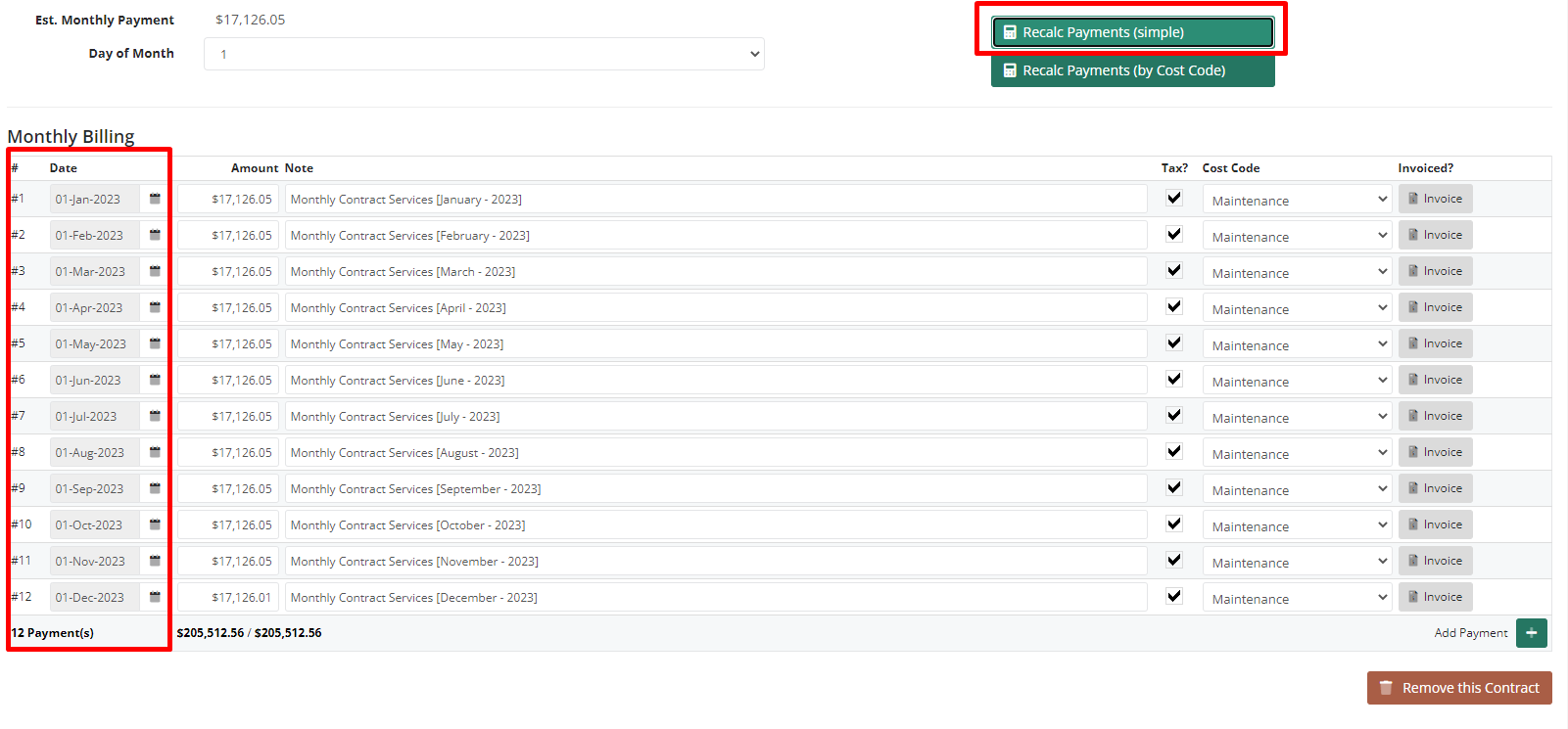 Create an Invoice – LMN